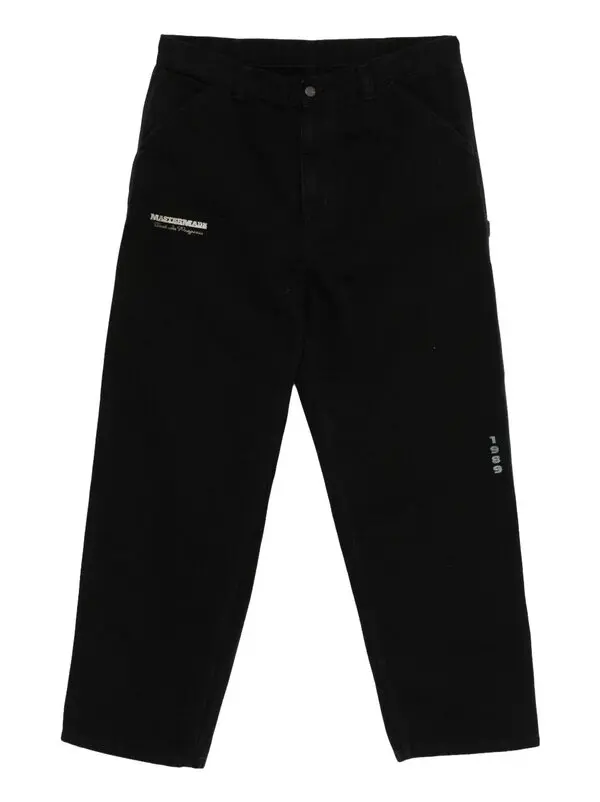 Carhartt Work In Progress Og Single Knee Graphic Trousers - Black