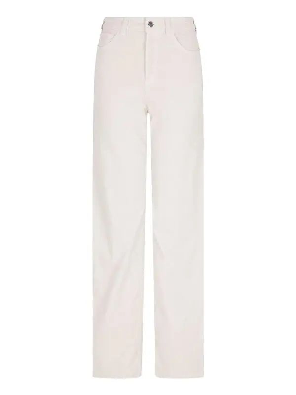Emporio Armani Wide Leg Jeans - Ivory