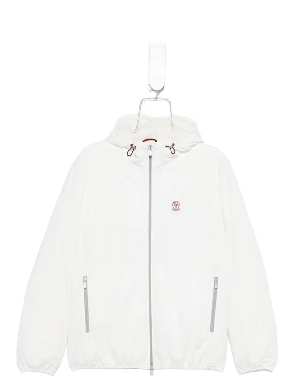 Brunello Cucinelli Nylon Blouson Jacket - White