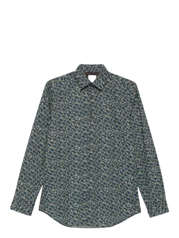 Paul Smith Printed Long Sleeve Shirt - Multicolour