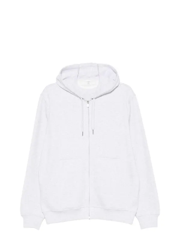 Brunello Cucinelli Cotton Zipped Hoodie - Light Grey