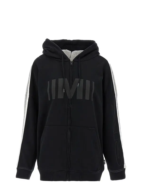 MAISON MARGIELA Brushed Cotton 'double Front' Hoodie - Multicolor