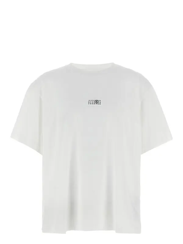 MAISON MARGIELA Numeric Signature Patch T Shirt - White