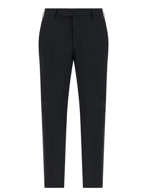 PT TORINO Dieci B-stretch Batavia Wool Pants - Black