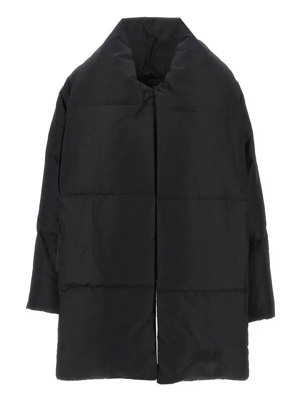MAISON MARGIELA Scarf Down Jacket - Black