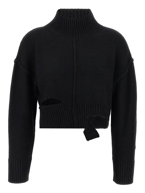 MAISON MARGIELA Distressed Sweater - Black