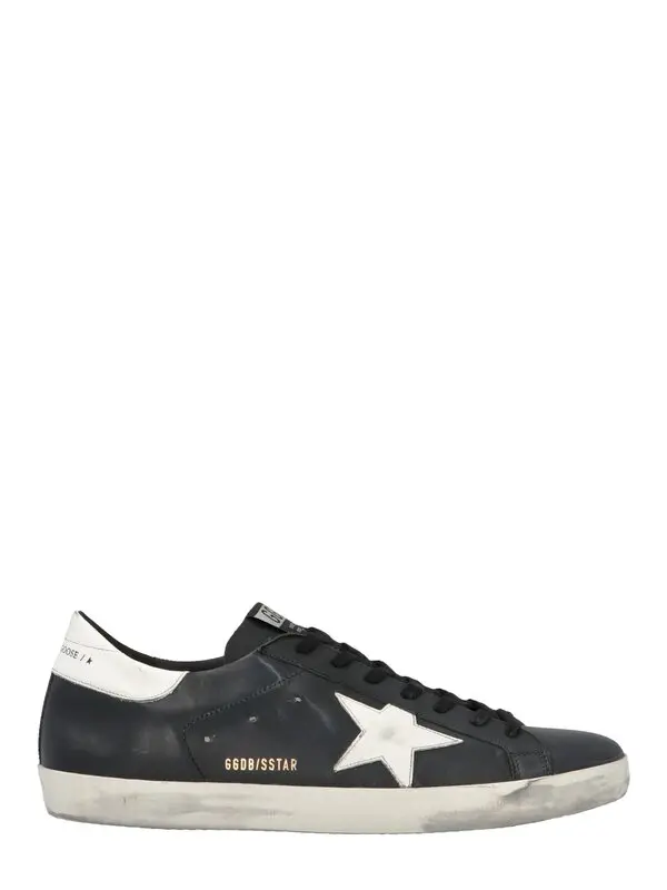 Golden Goose Superstar Leather Sneakers - White/black