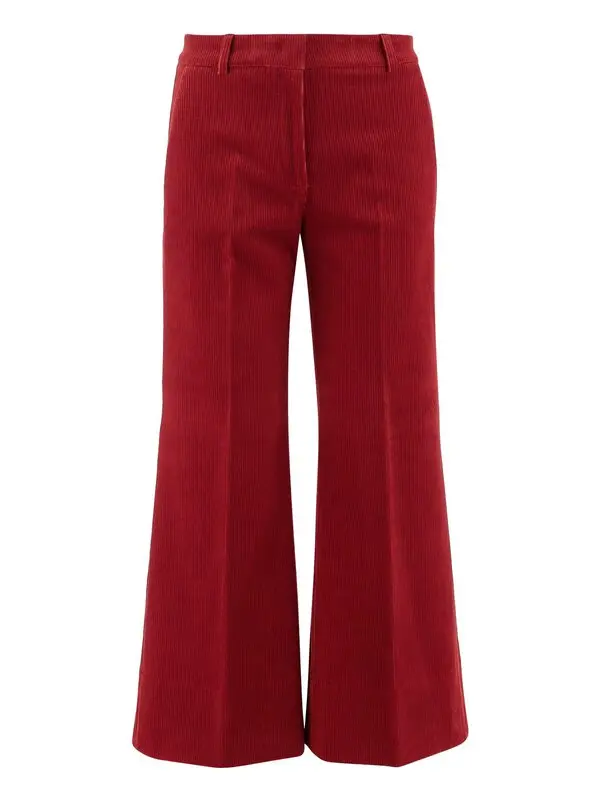 QL2 QUELLEDUE Stretch Cotton Melody Pants - Red