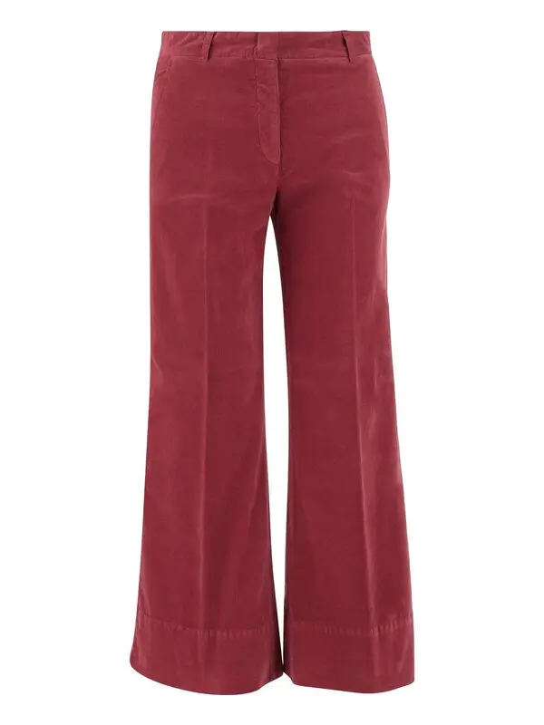 QL2 QUELLEDUE Stretch Cotton Melody Pants - Red
