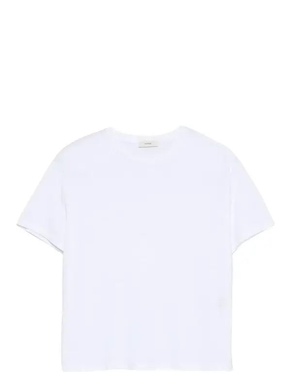 TOTEME Cotton-blend T-shirt - White
