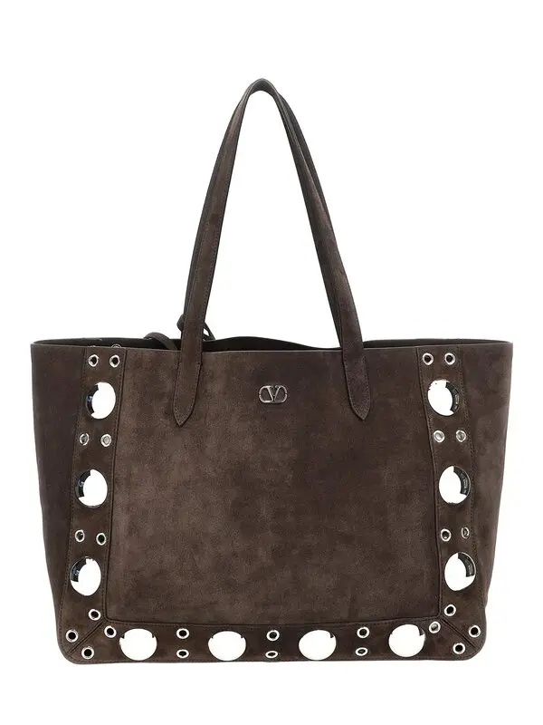 Valentino Garavani Nellcôte Shopping Bag - Brown