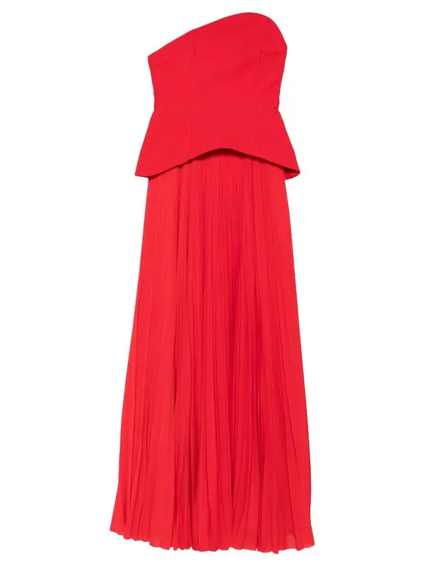 Solace London Britt Maxi Dress - Red