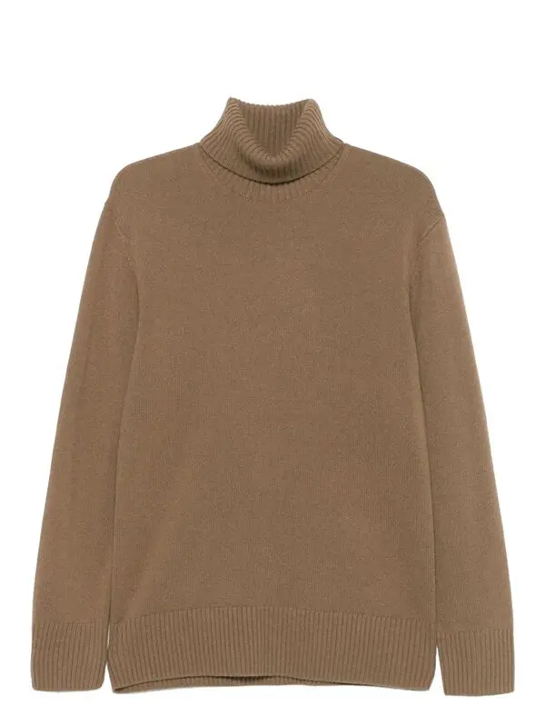 TOTEME Cashmere Turtleneck Jumper - Brown