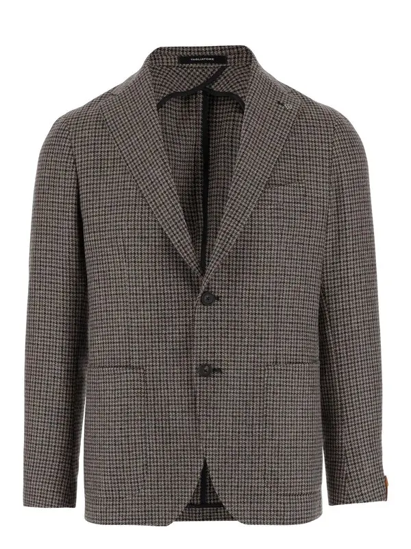 Tagliatore Single-breasted Wool Jacket - Red