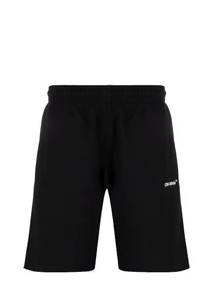Off-White Diag Sweatshort - Black