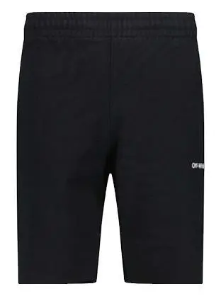 Off-White Diag Design Shorts - Black