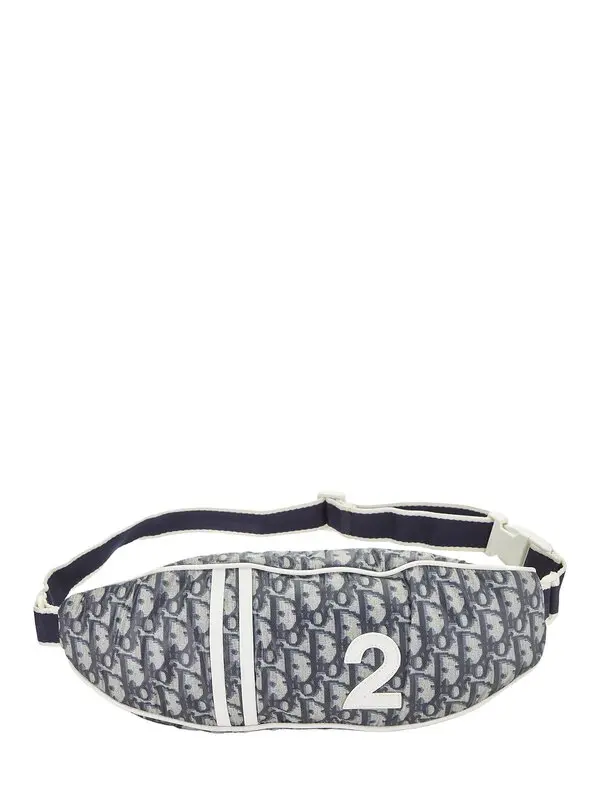 Dior Trotter Printed Waist Pouch - Navy