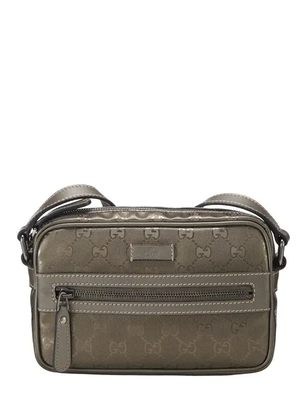 Gucci Gg Imprime Camera Bag - Gold