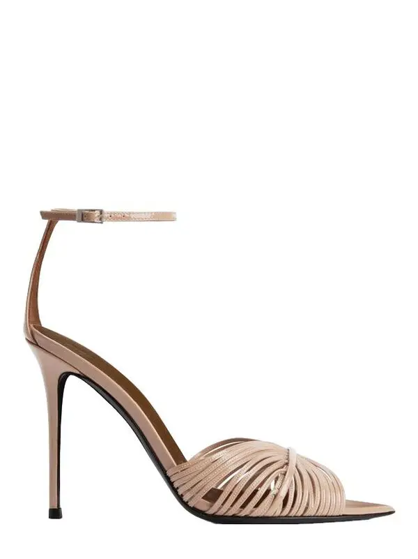 GIUSEPPE ZANOTTI Intriigo Shell 105 Sandals - Beige