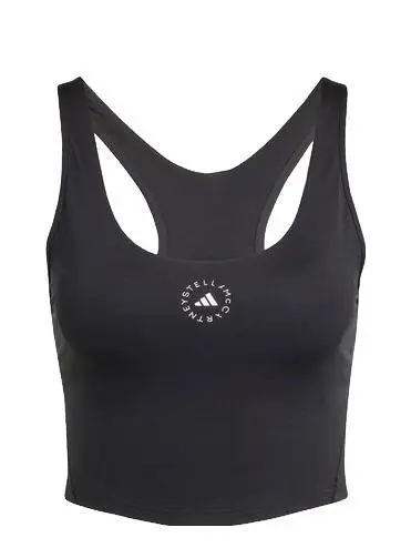 Adidas By Stella McCartney Truestrength Yoga Cropped Tank - Black