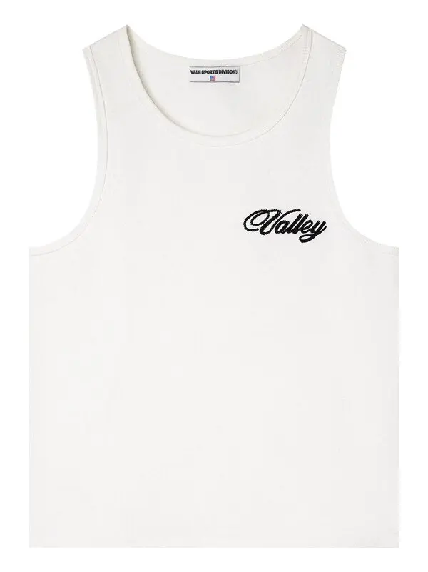 VALE FOREVER Slub Tank - White