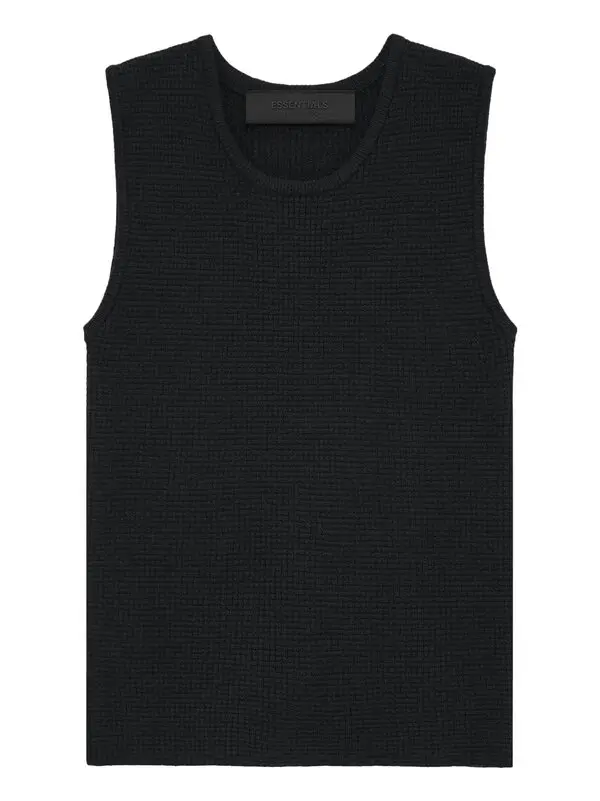 Fear Of God Waffle Tank - Black