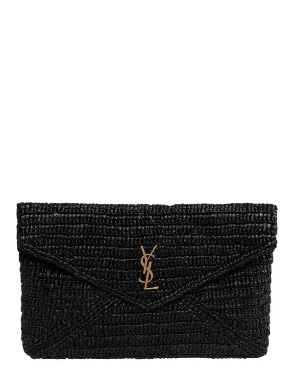 Saint Laurent Large Envelope Pouch - Black