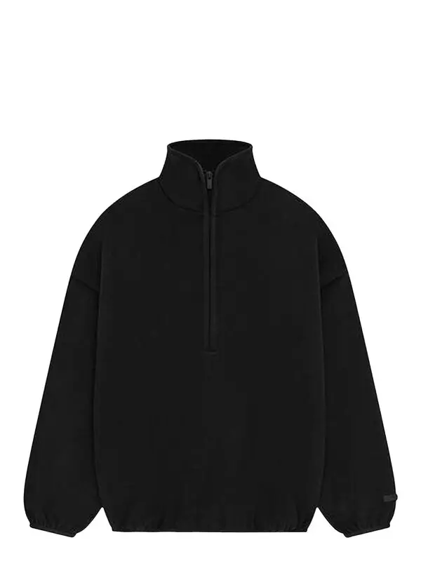 Fear Of God Brushed Half Zip Pullover - Black