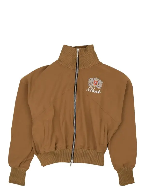 Rhude Logo Brentwood Track Jacket - Brown