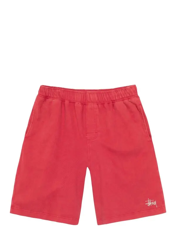 StÜssy Double Layer Jersey Short - Red