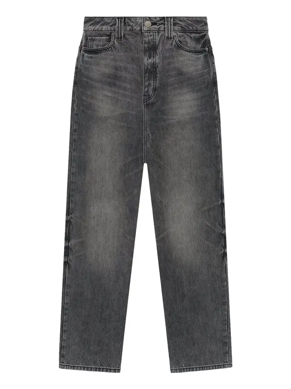 Fear Of God Straight Leg Denim Jeans - Black