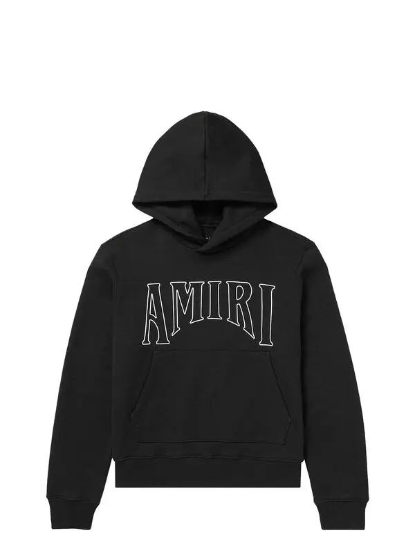 Amiri Logo Hoodie - Black