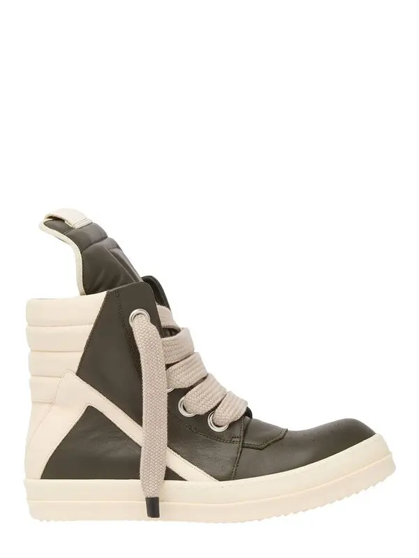Rick Owens Concordians Jumbo Laced Geobasket - Green