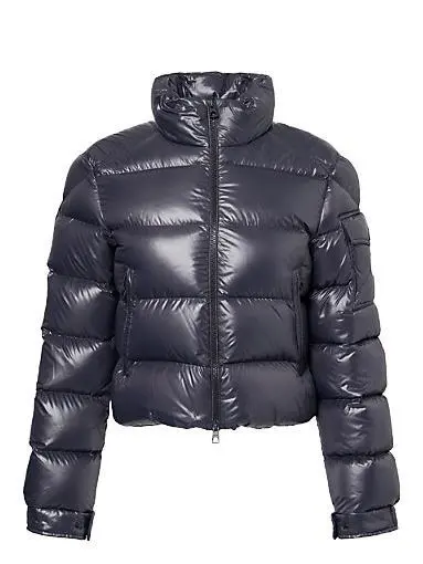 Moncler Petra Crop Shell-down Jacket - Black