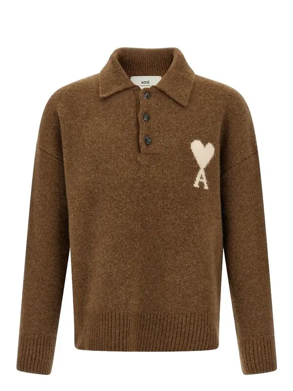 Ami De Coeur Sweater - Brown