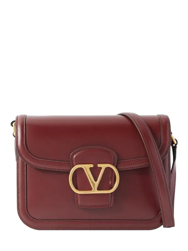 Valentino Garavani 9to5 Small Leather Shoulder Bag - Red