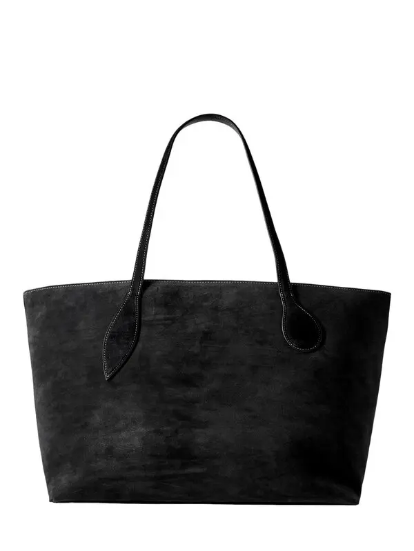 LIFFNER Mega Sprout Suede Tote - Black