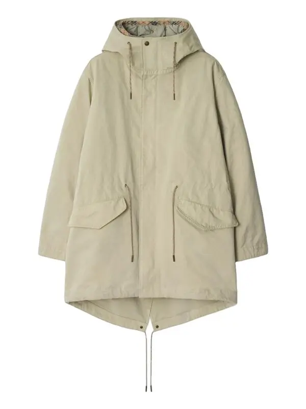Burberry Detachable Warmer Nylon Blend Parka - Beige Beige