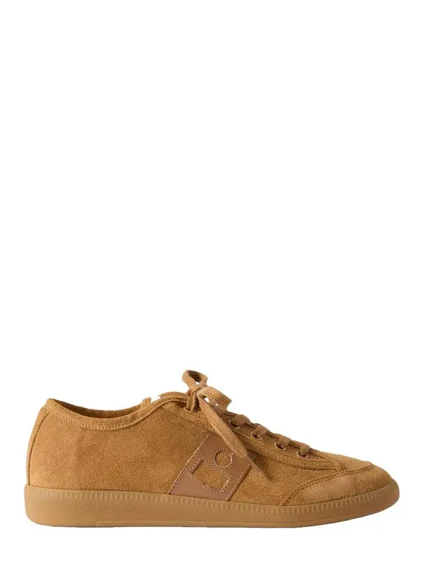 Isabel Marant Klyce Leather-trimmed Suede Sneakers - Brown
