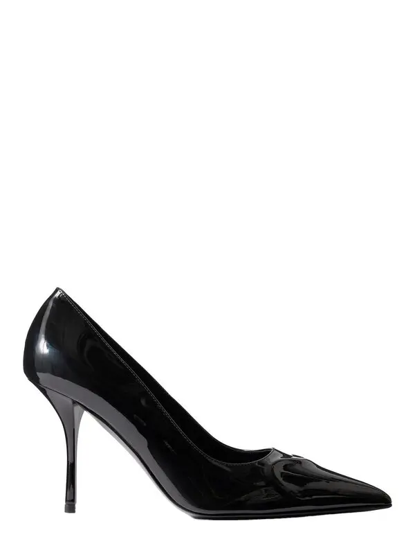 Alaïa 90 Patent-leather Pumps - Black