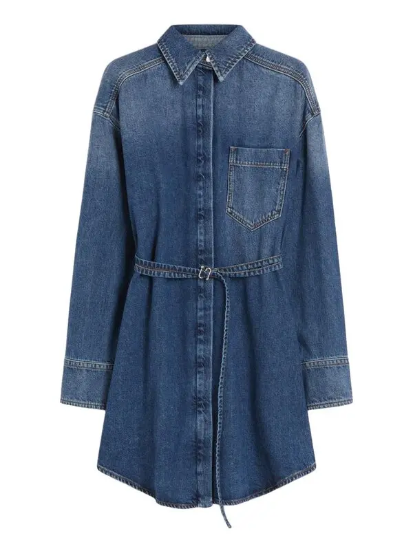 Max Mara Oversized Denim Shirt - Midnightblue