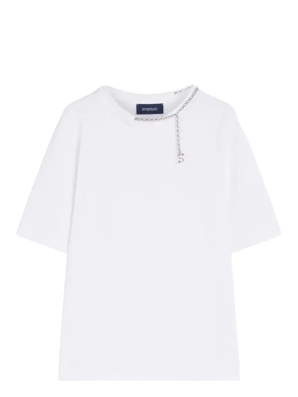 Max Mara Short Sleeve T-shirt - Optical White
