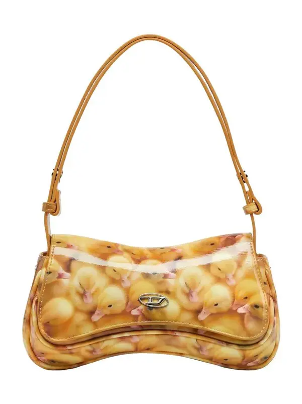 DIESEL® Printed Shoulder Bag - Yellow