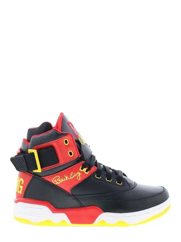 EWING ATHLETICS 33 Hi High-top Sneakers - Black/fiery Red/vibrant Yellow