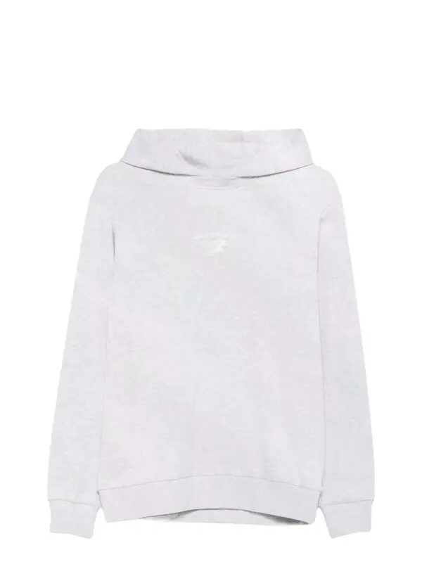 Eleventy Slogan-print Hoodie - Grey