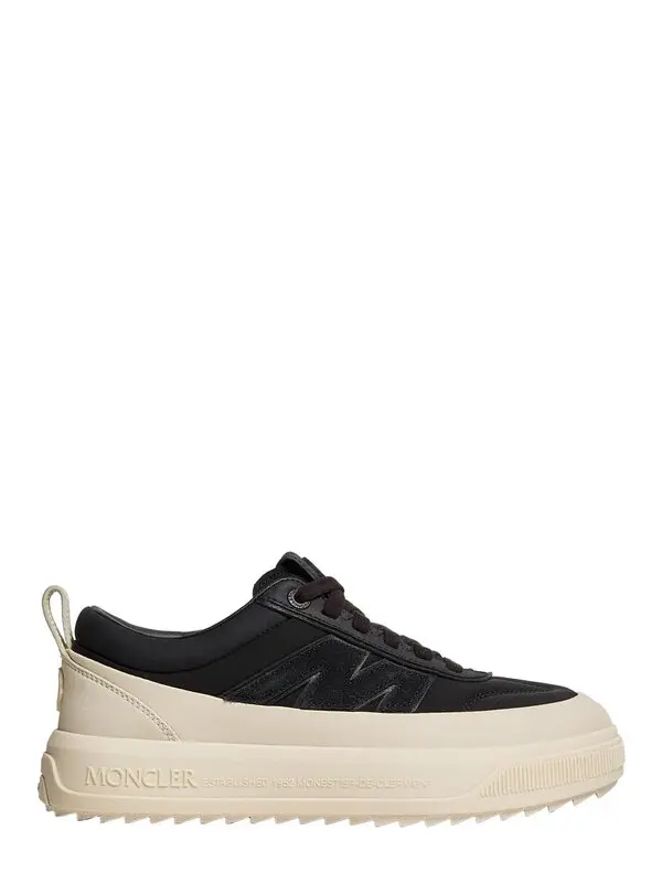 Moncler Altive Nubuck & Suede Sneakers - Black