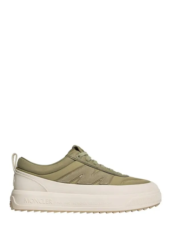 Moncler Altive Nubuck & Suede Sneakers - Green