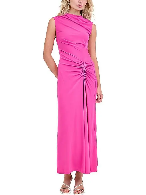 Simkhai Acacia Sleeveless Midi Dress - Bougainvillea