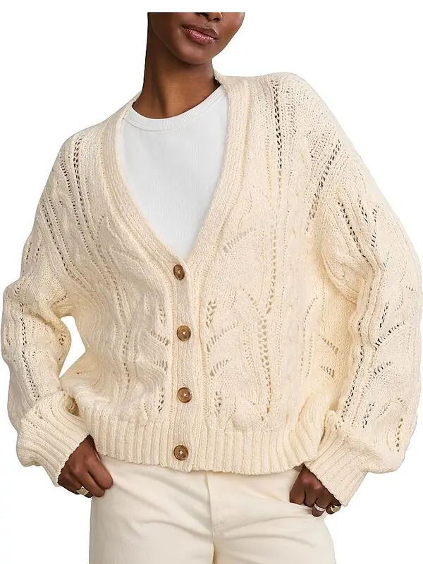 Jenni Kayne Audrey Cardigan Sweater - Cream