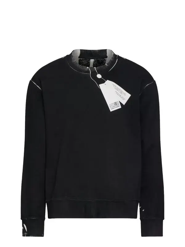 MAISON MARGIELA Cotton Sweatshirt - Black